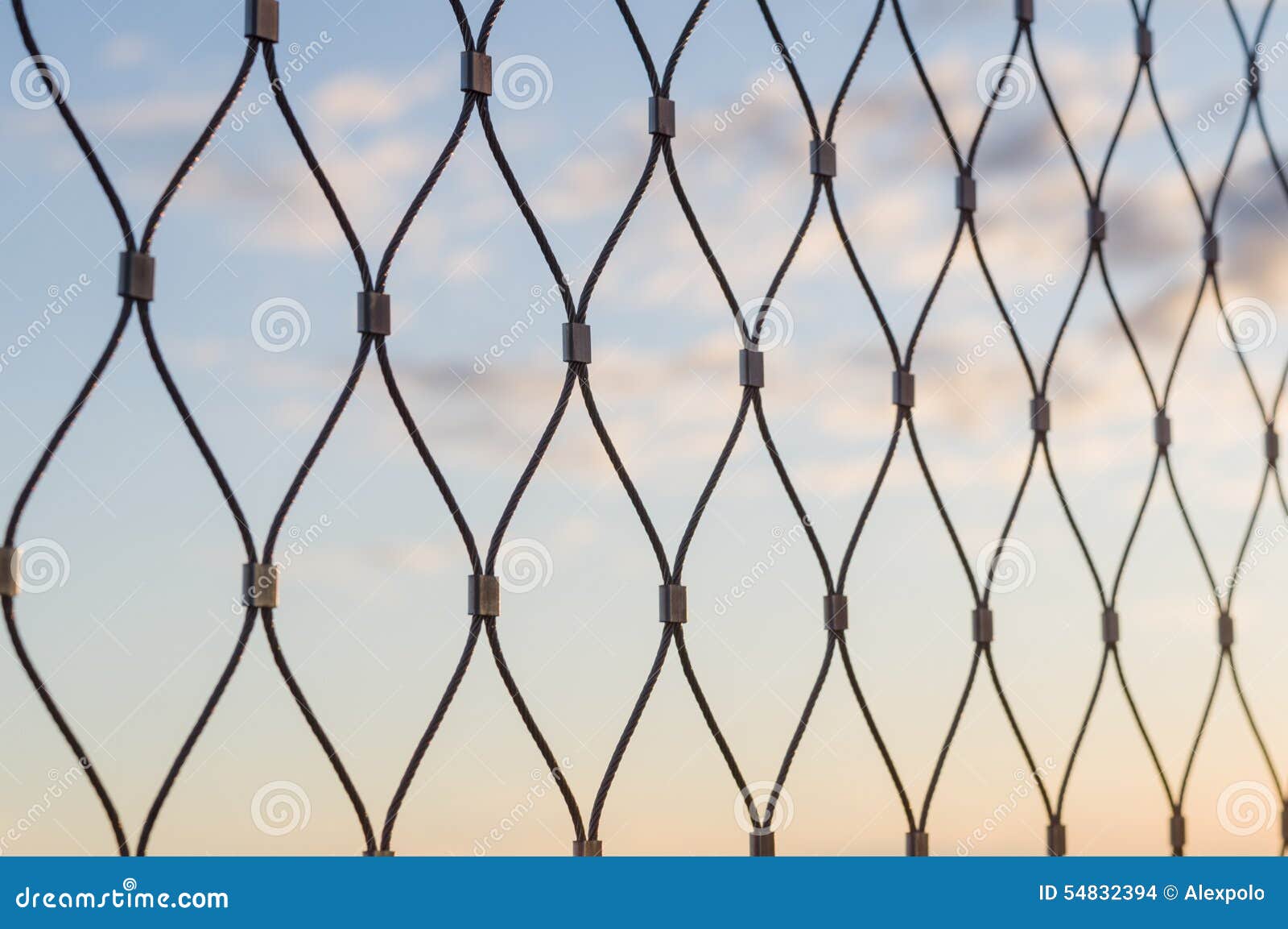 Metal Mesh Wire Fence Closeup Stock Photography | CartoonDealer.com ...