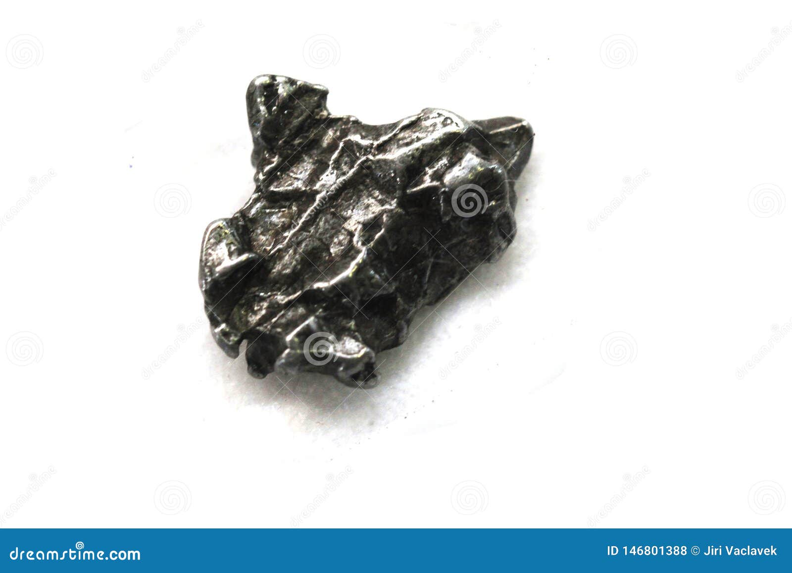 Metal meteorite isolated stock photo. Image of universe - 146801388
