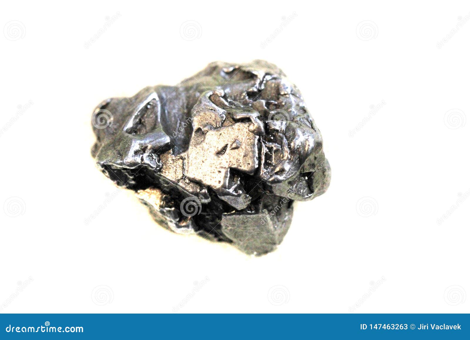 Metal meteorite isolated stock image. Image of white - 147463263