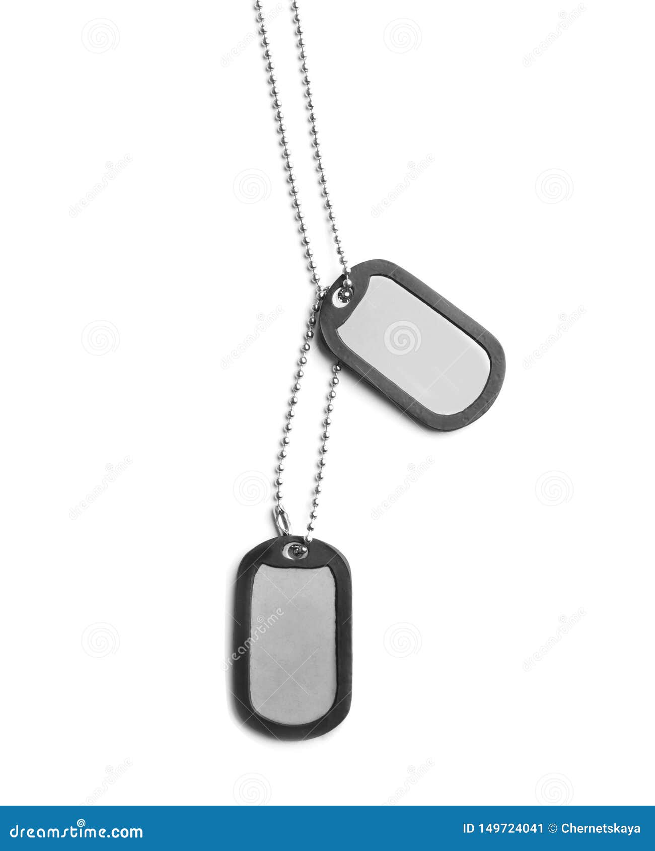Blank Army Metal Id Tags Stock Photos - Free & Royalty-Free Stock ...