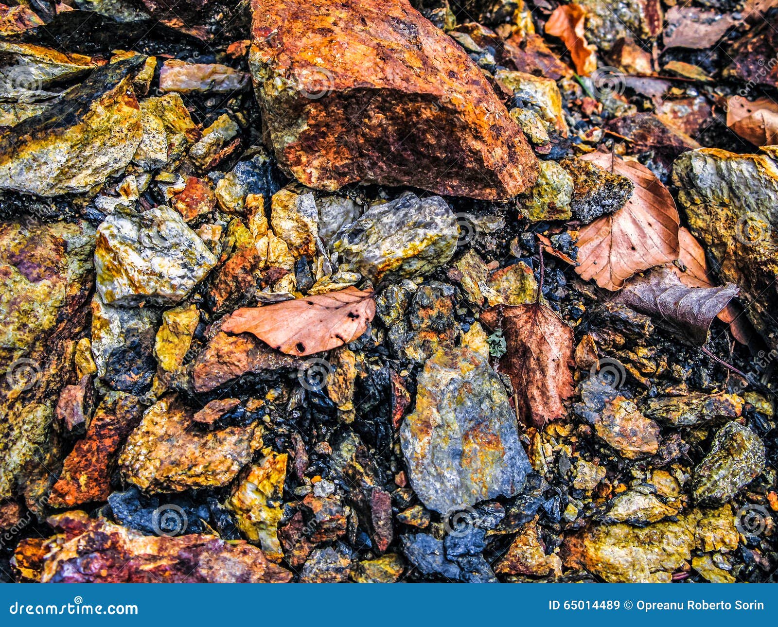 Metal mineral stones stock image. Image of nature, miner - 65014489