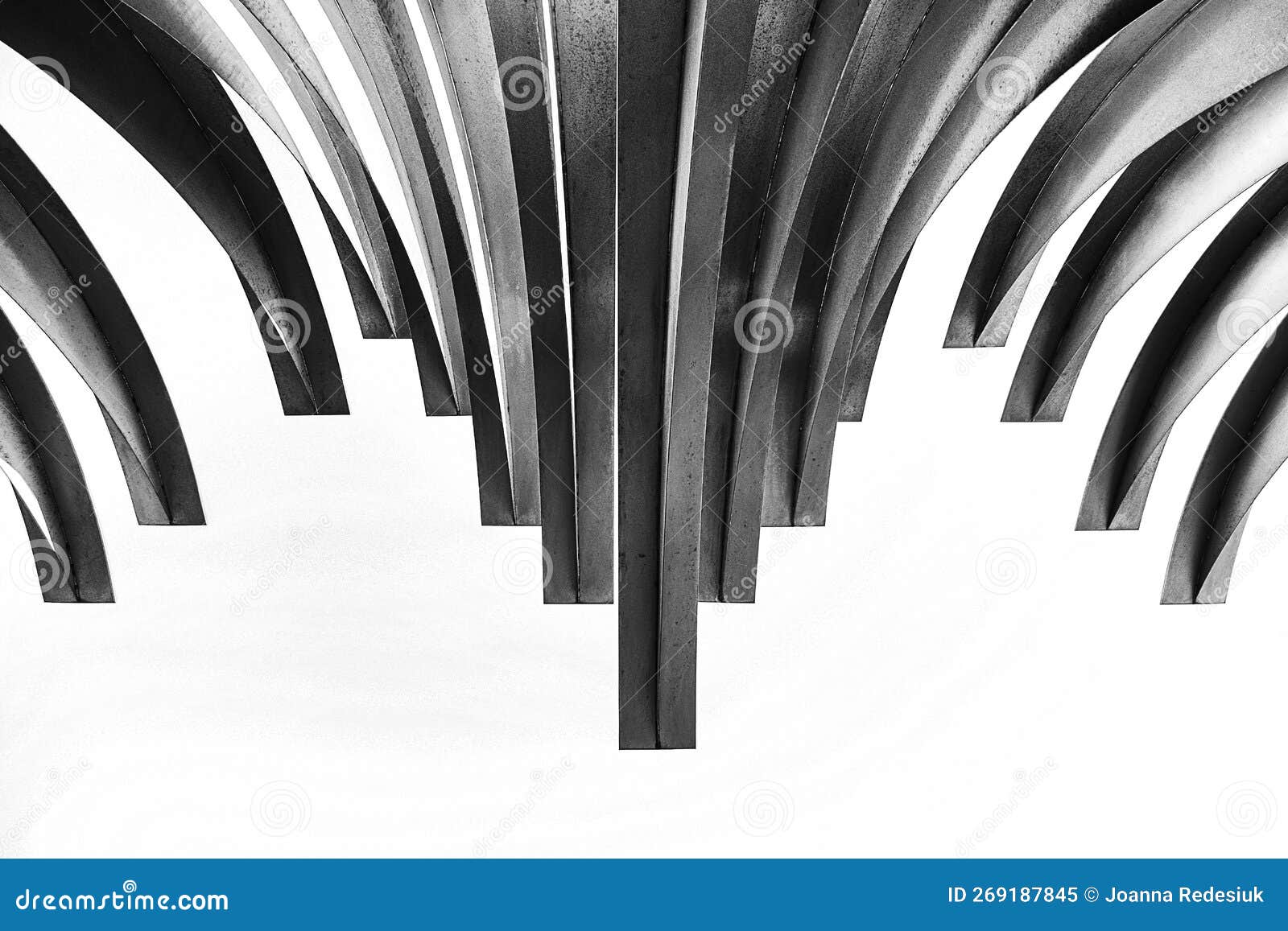 Metal Modern Abstract Architects Construction on Light Background Stock ...