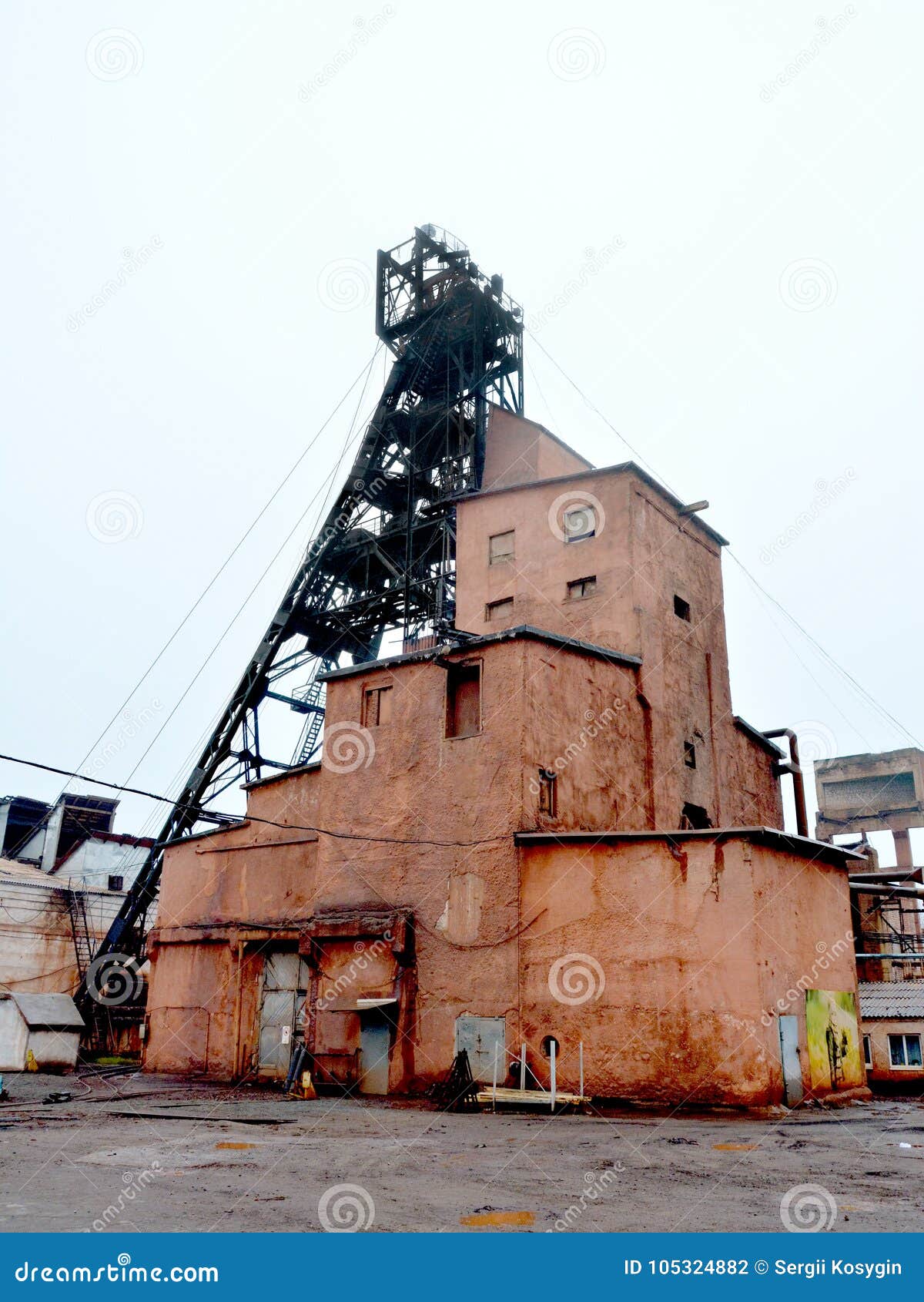 Metal Mound of Iron Ore Mine Stock Photo - Image of minerals, industry ...