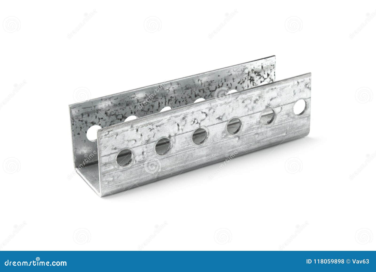 Metal mounting bracket stock photo. Image of iron, pole - 118059898