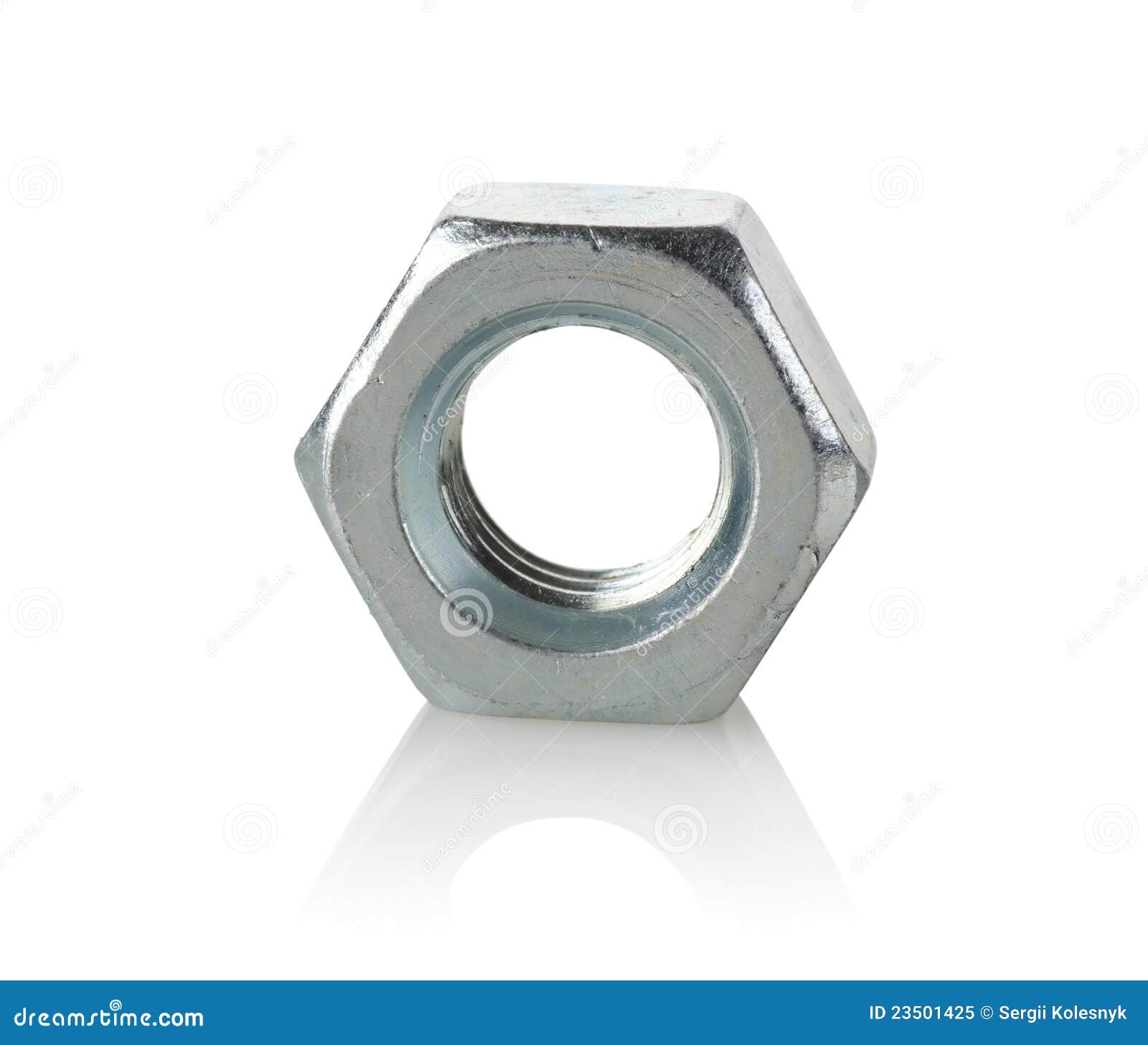 Metal Mutter stockbild. Bild von chrom, industrie, nachricht - 23501425