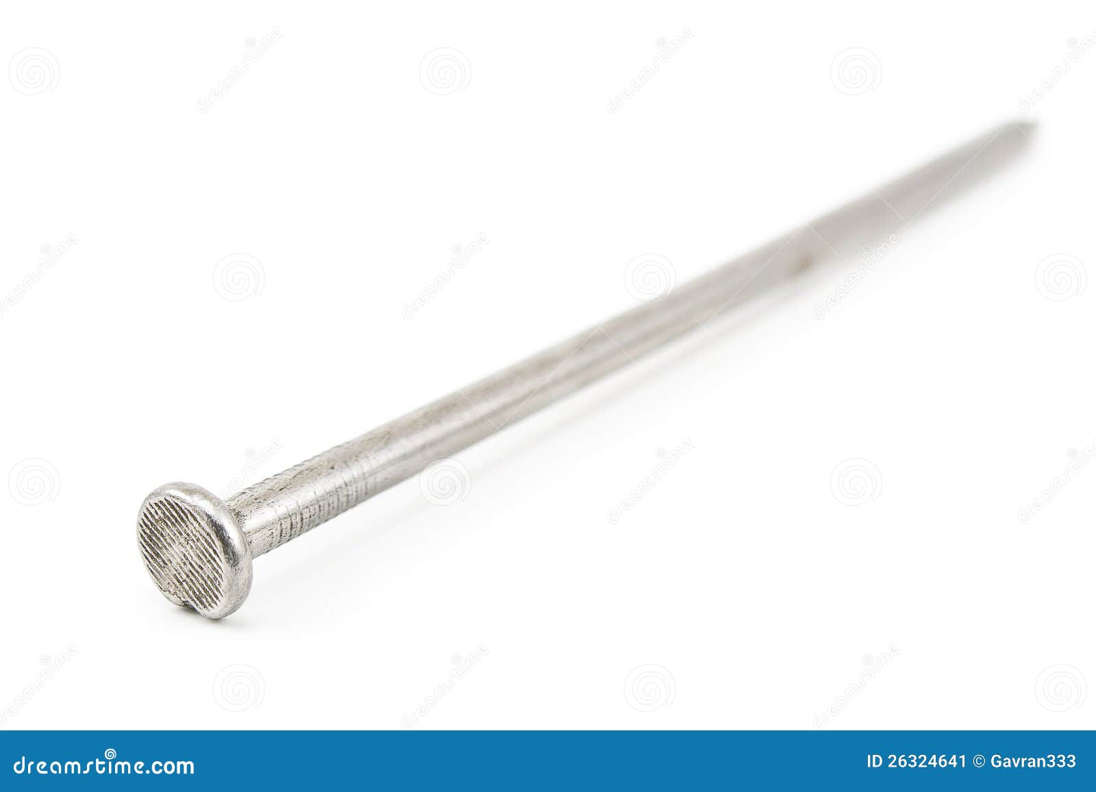Metal nail stock image. Image of hammer, mechanic, closeup - 26324641