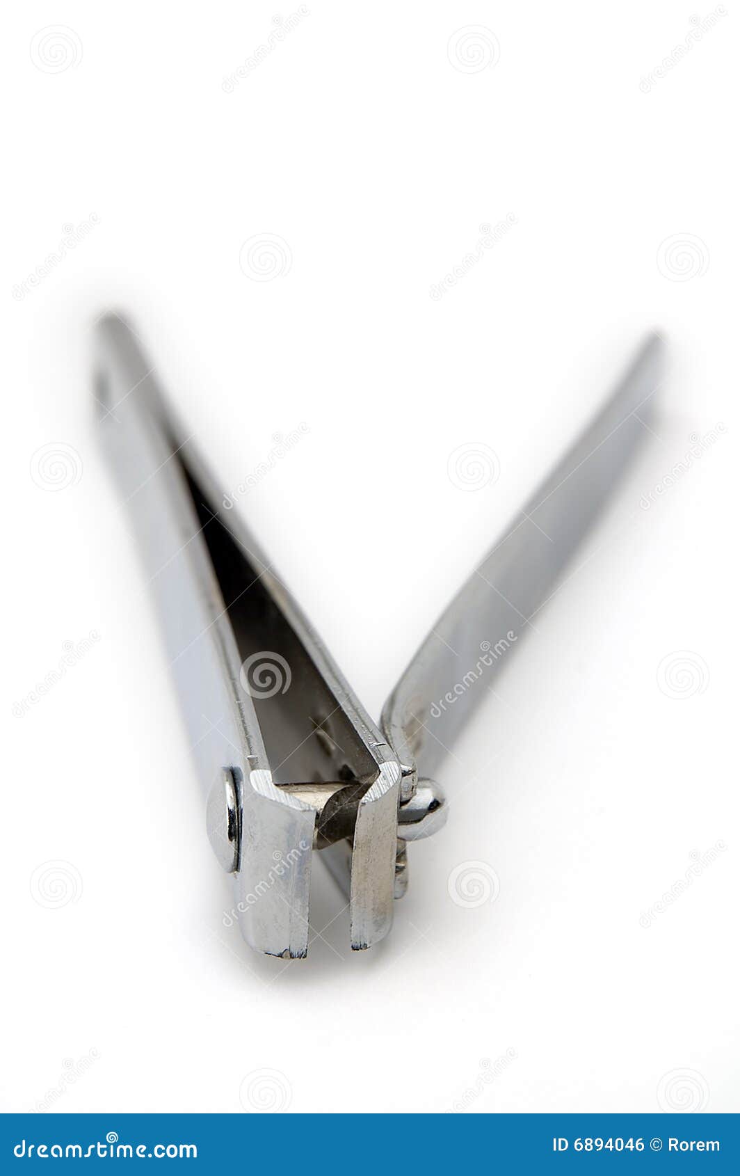 Metal nail cutter stock photo. Image of details, shiny - 6894046