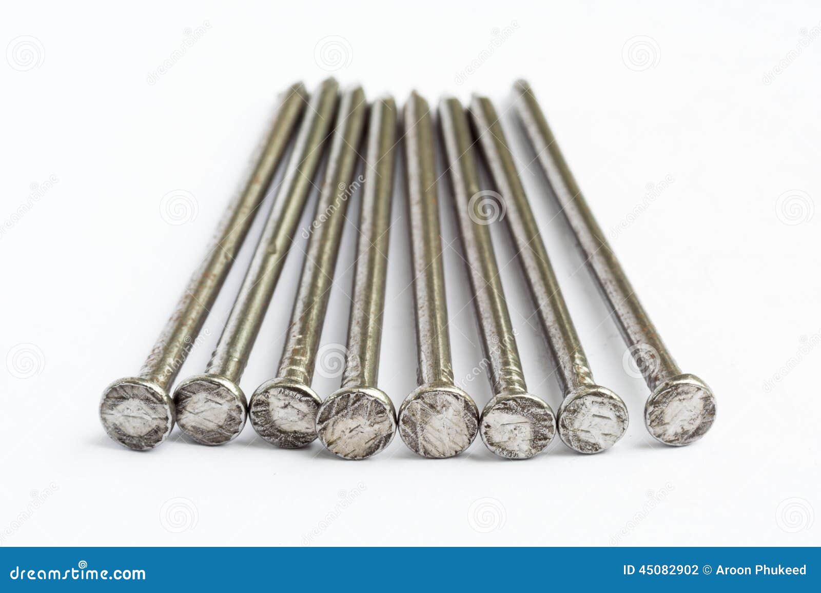 Metal nail stock photo. Image of gray, iron, color, abstract - 45082902