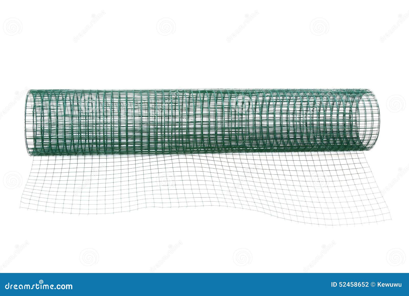 Metal Net Coated with Green PVC Stock Photo - Image of safety, fence ...