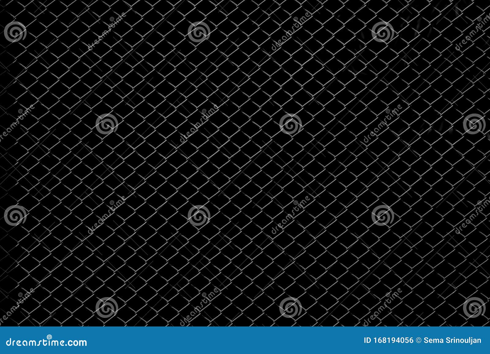 Metal Net Isolated on Black. Stock Photo - Image of black, protection ...