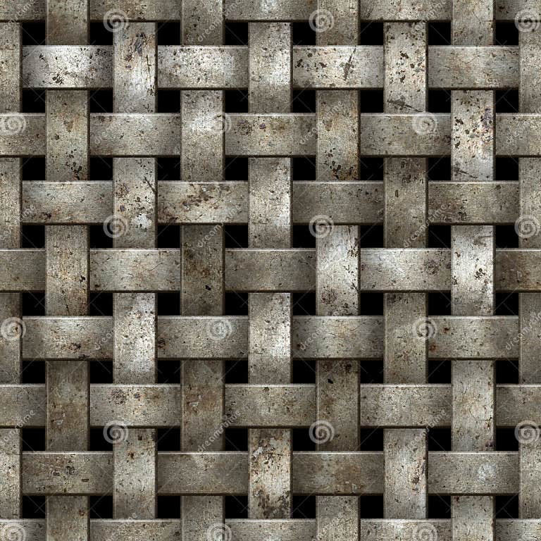 Metal Net Seamless Background. Stock Illustration - Illustration of ...