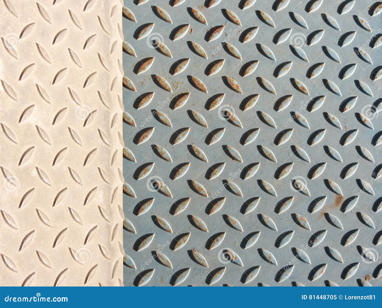 Metal Non-slip Surface for Industrial Floor Stock Image - Image of ...