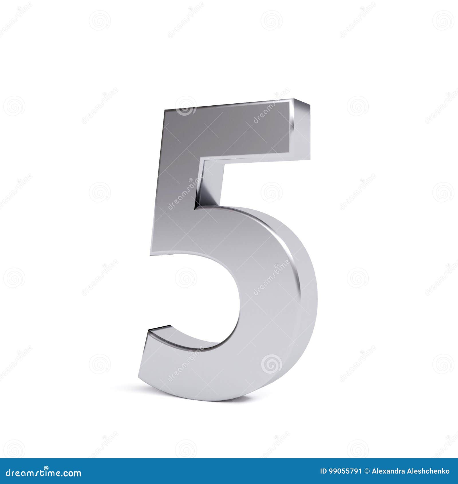 Metal number stock illustration. Illustration of type - 99055791