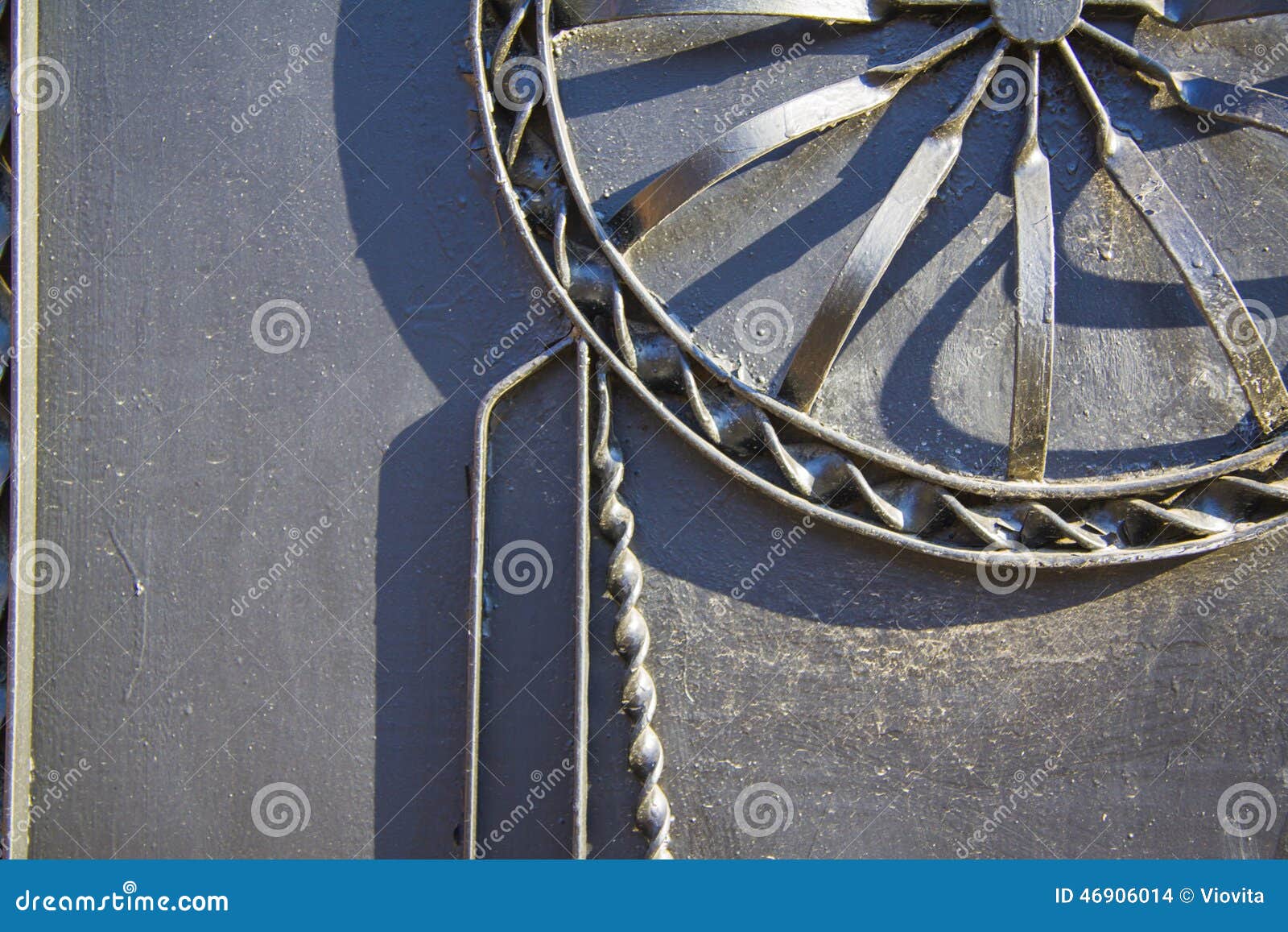 Metal ornament stock photo. Image of macro, forge, iron - 46906014