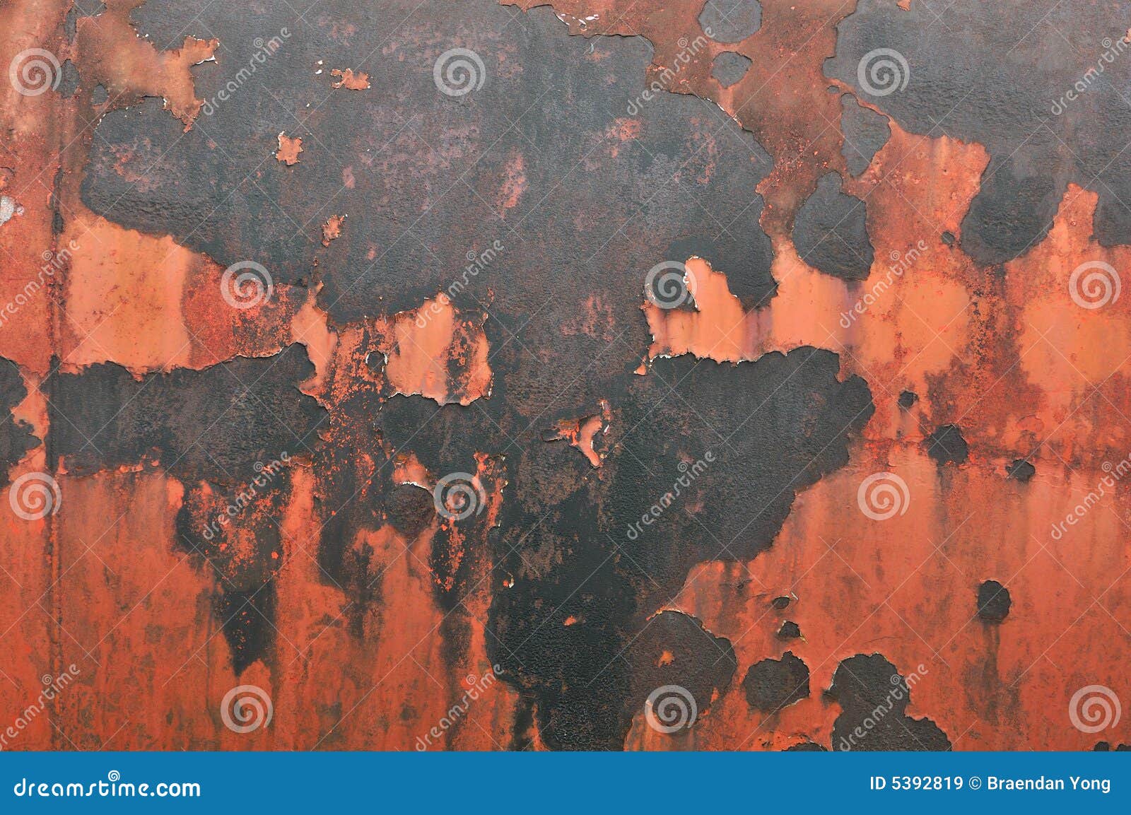 Metal oxidado imagen de archivo. Imagen de aherrumbrado - 5392819