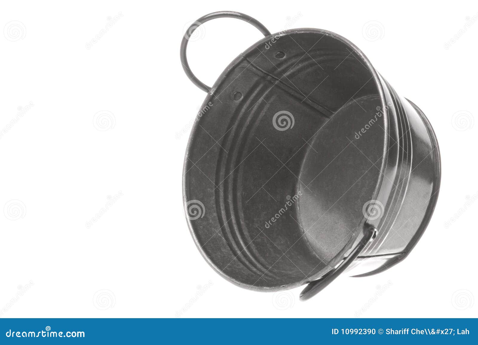 Metal Pail Isolated stock photo. Image of container, household - 10992390