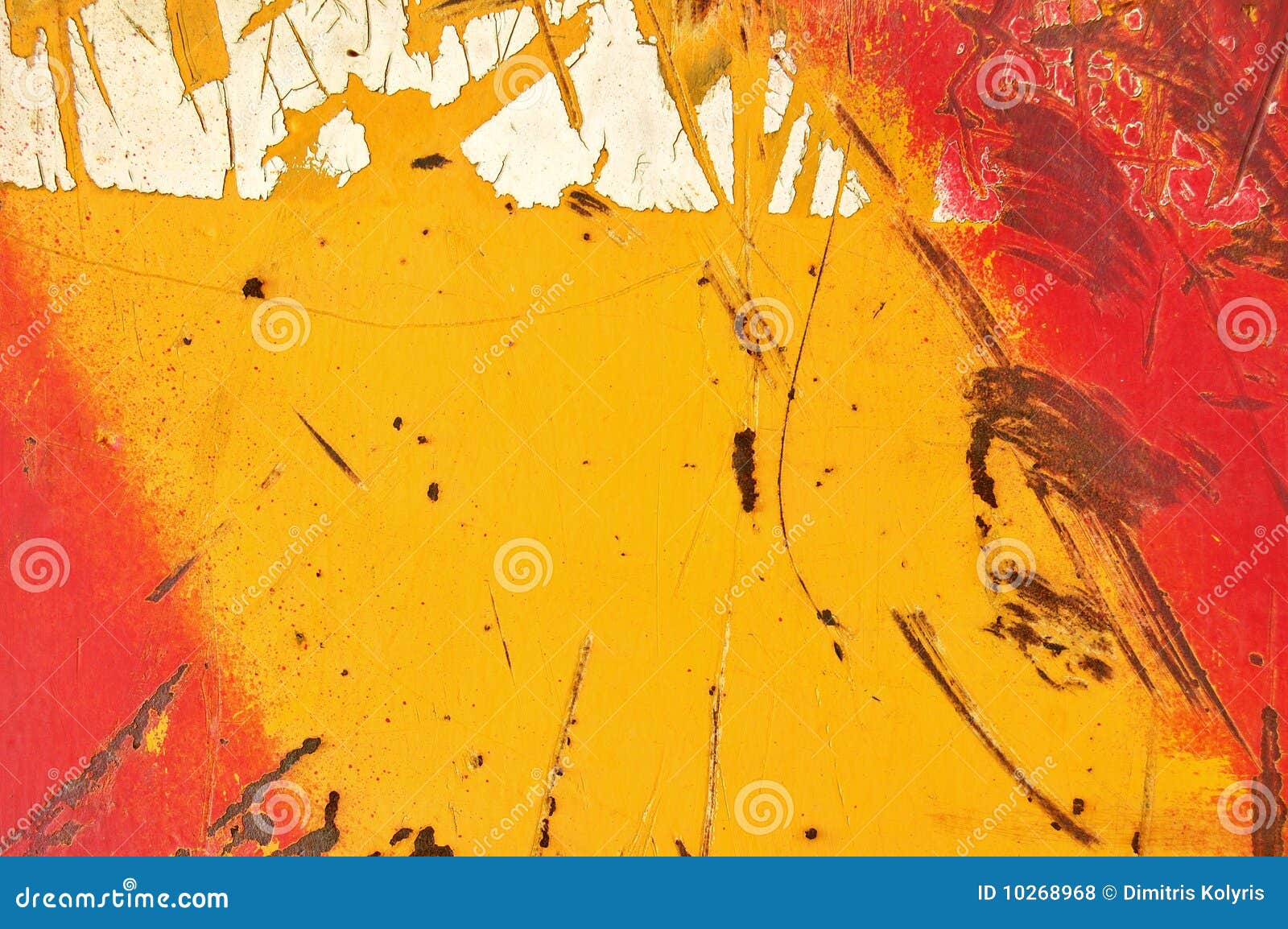 Erosion On Metal Surface Was Damage By Heat Of Sunlight Royalty-Free ...