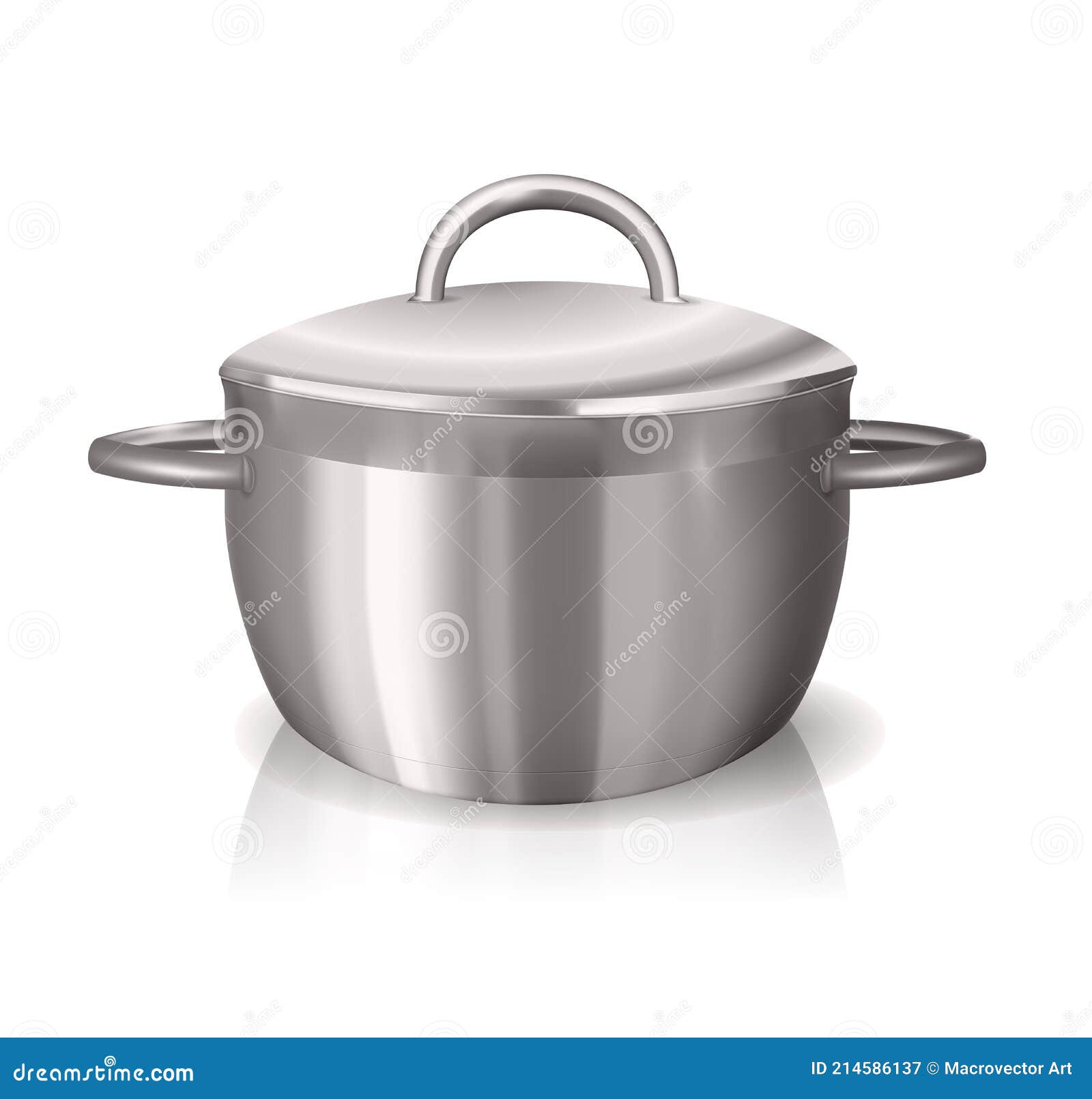 Metal Pan Design Vector Illustration Stock Vector - Illustration of ...