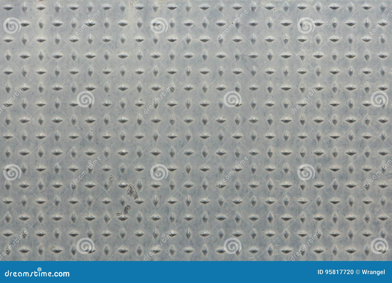 Metal Panel Covered with Rhombic Pattern. Stock Photo - Image of full ...