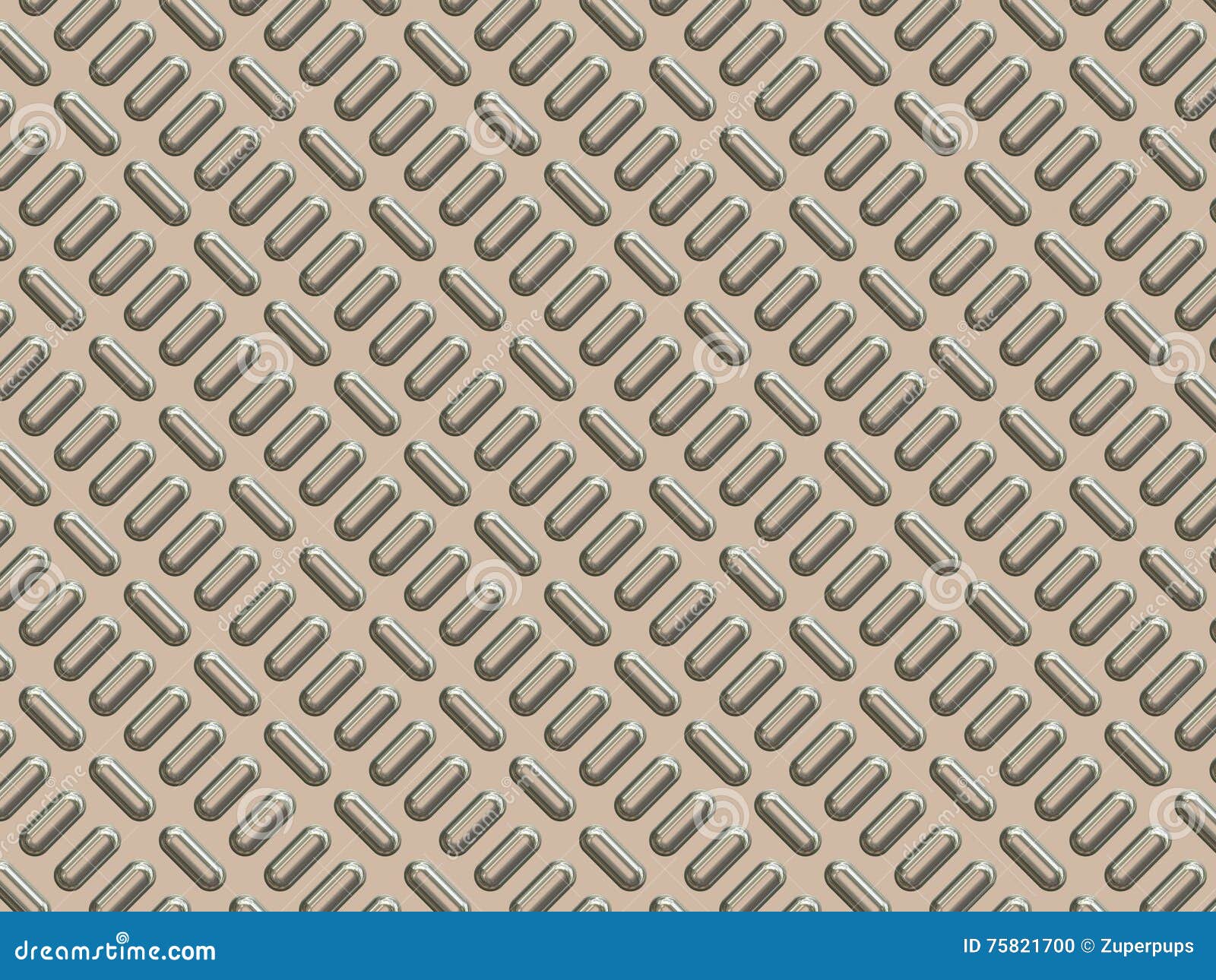 Metal Panel with Textured Bumps Stock Illustration - Illustration of ...