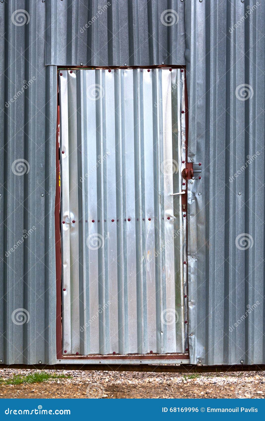 Metal panels wall stock photo. Image of close, blank - 68169996