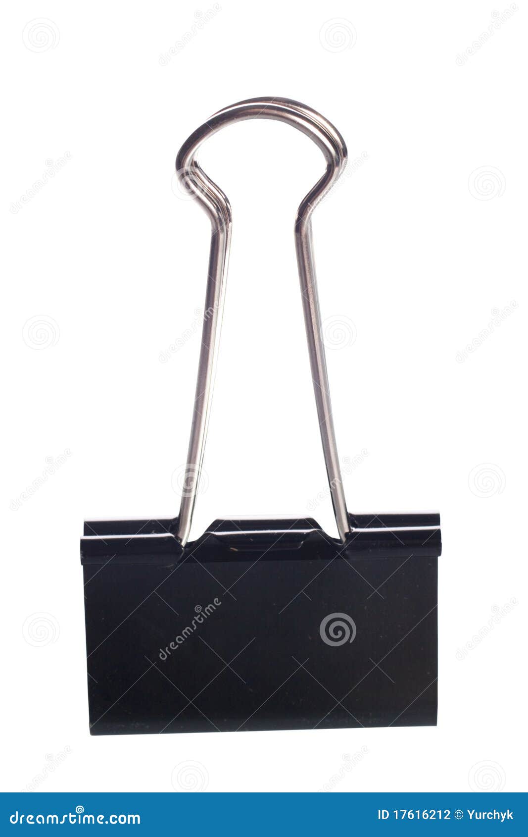 Metal paper clip stock photo. Image of concept, hardware - 17616212