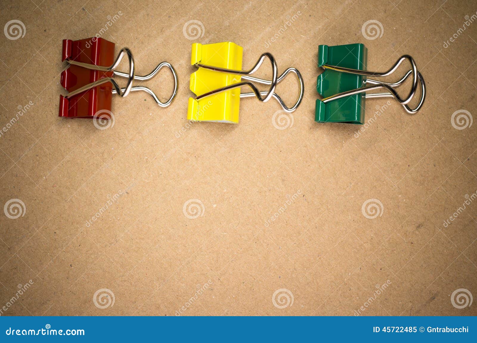 Metal paper clips stock image. Image of home, paperboard - 45722485