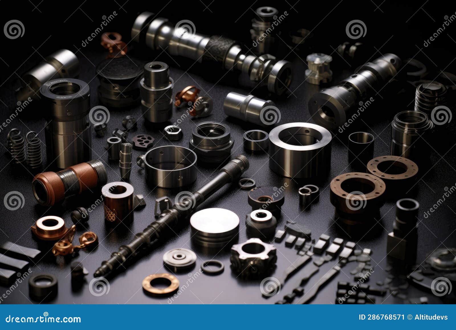 Metal Parts Fitting Seamlessly Together Stock Image - Image of assembly ...