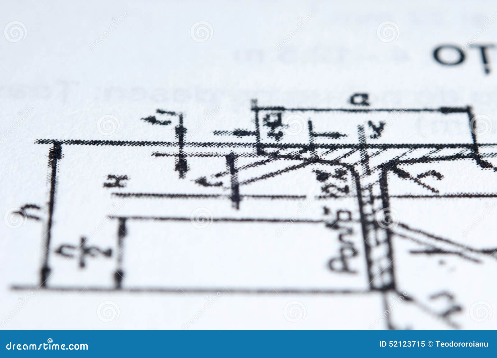 Metal parts plan stock image. Image of commerce, industry - 52123715