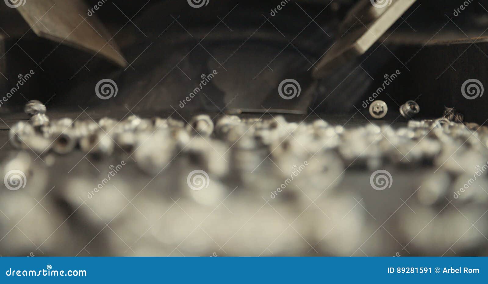 Metal Parts during Production Process Stock Video - Video of uniform ...