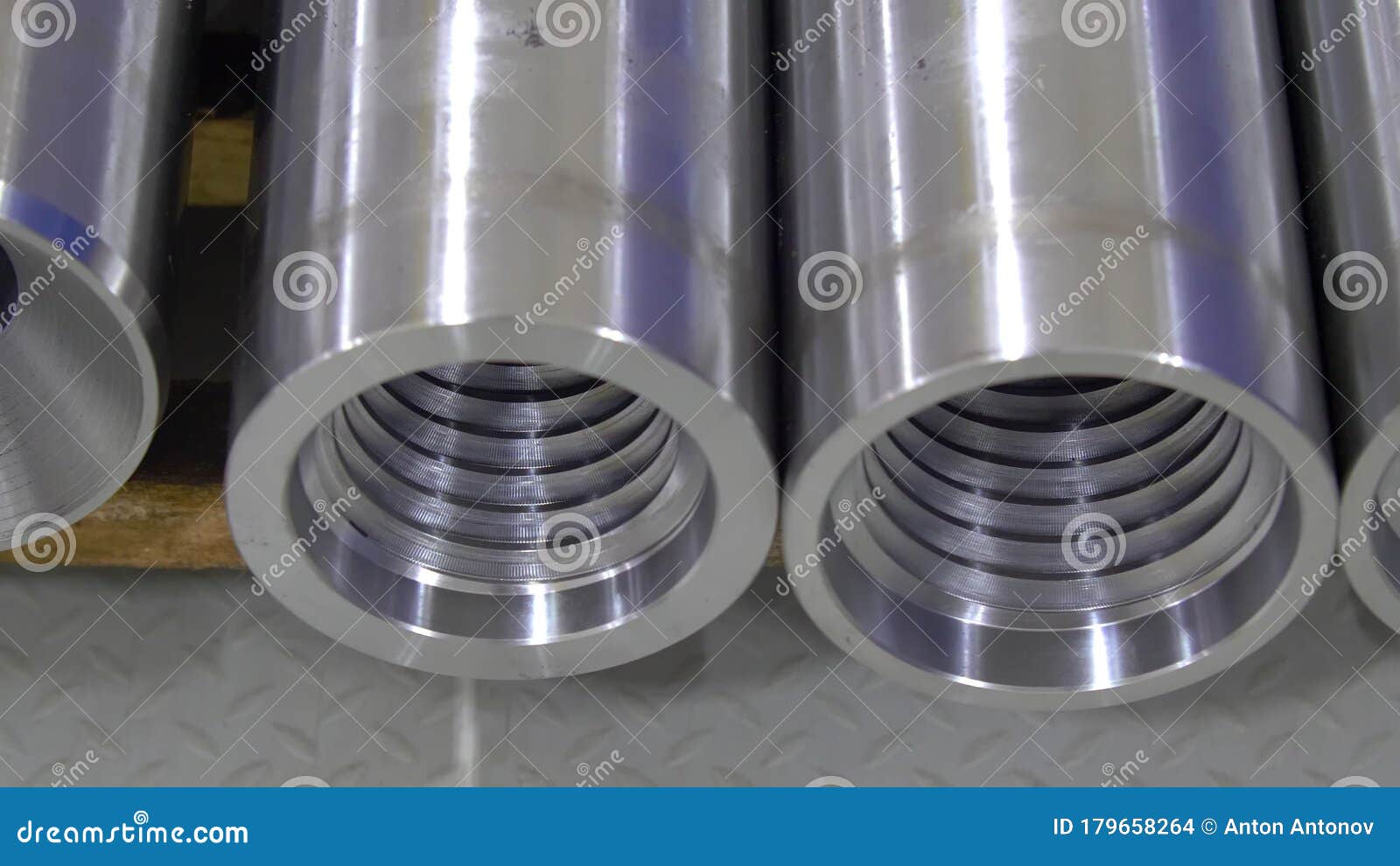 Metal Parts are in the Warehouse after Production. the Internal ...