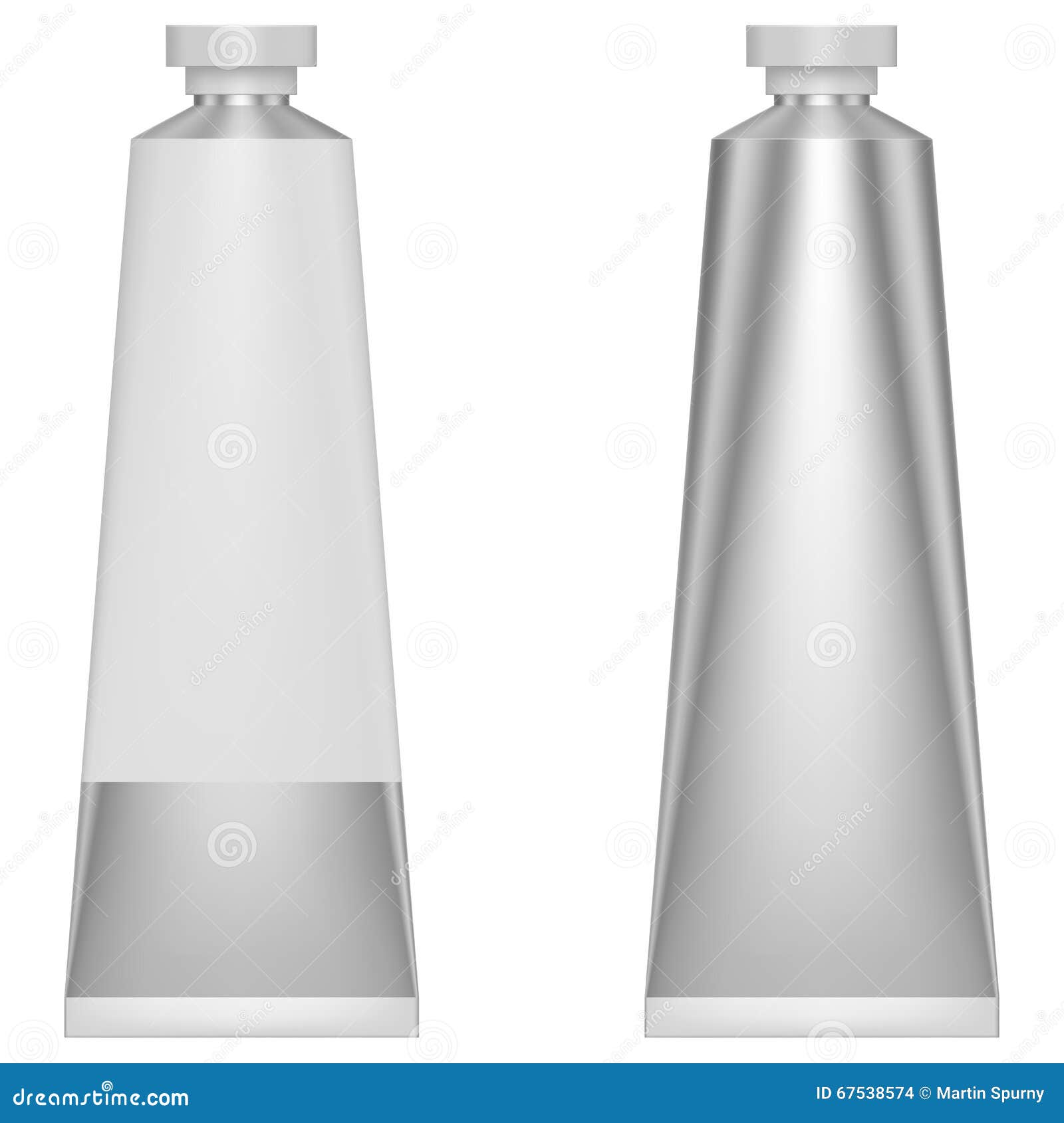 Metal paste tube stock vector. Illustration of cream - 67538574