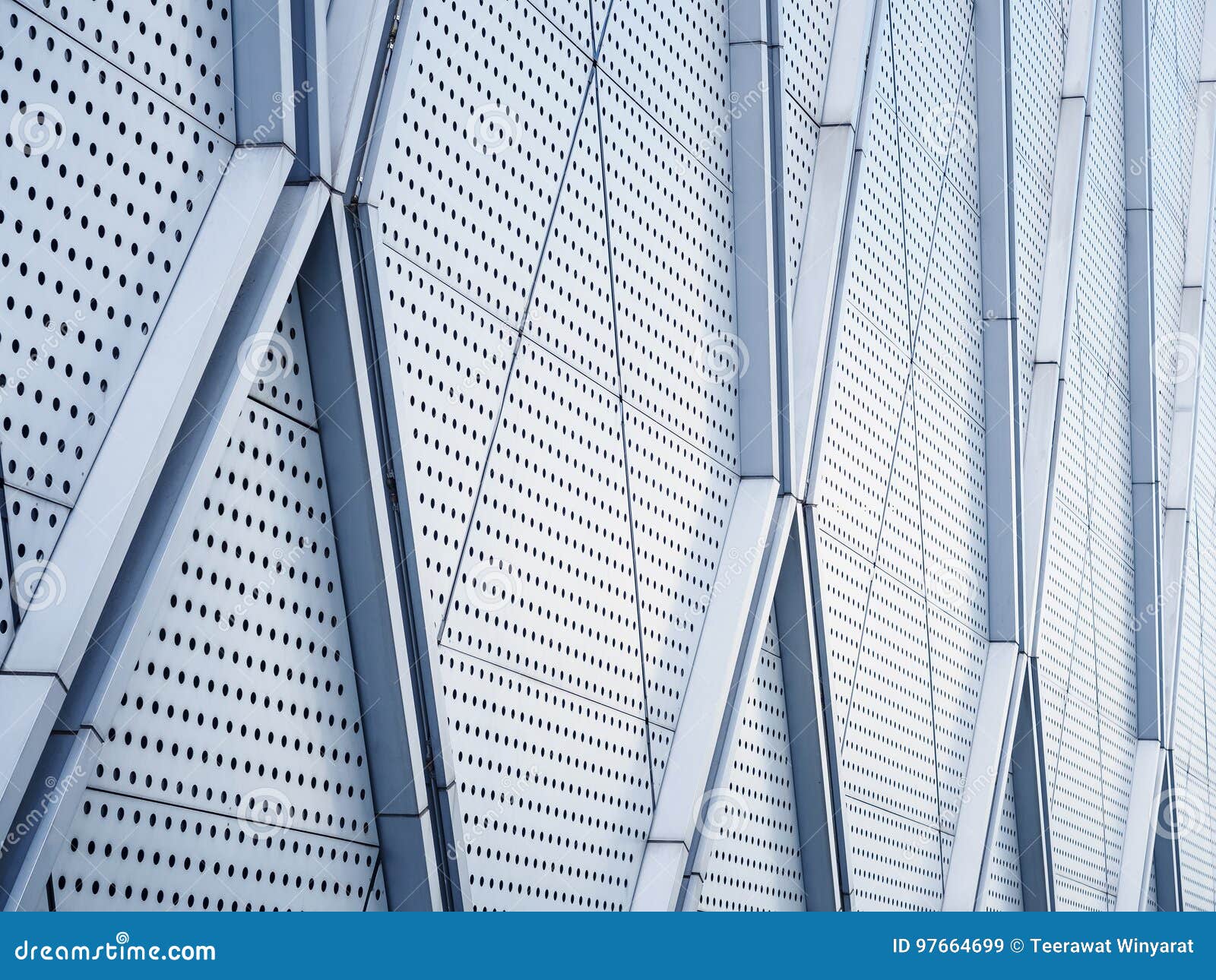 Metal Pattern Architecture Details Facade Metal Geometric Stock Image ...