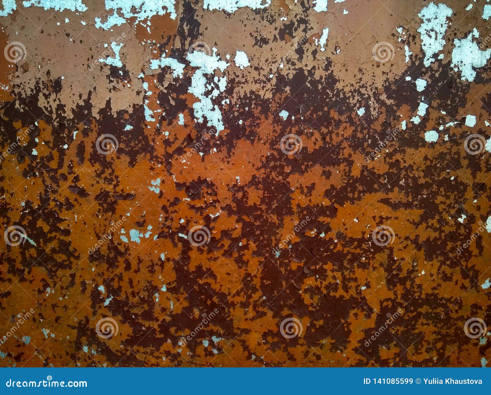 Texture Metal with Peeling Paint of Different Colors Stock Image ...