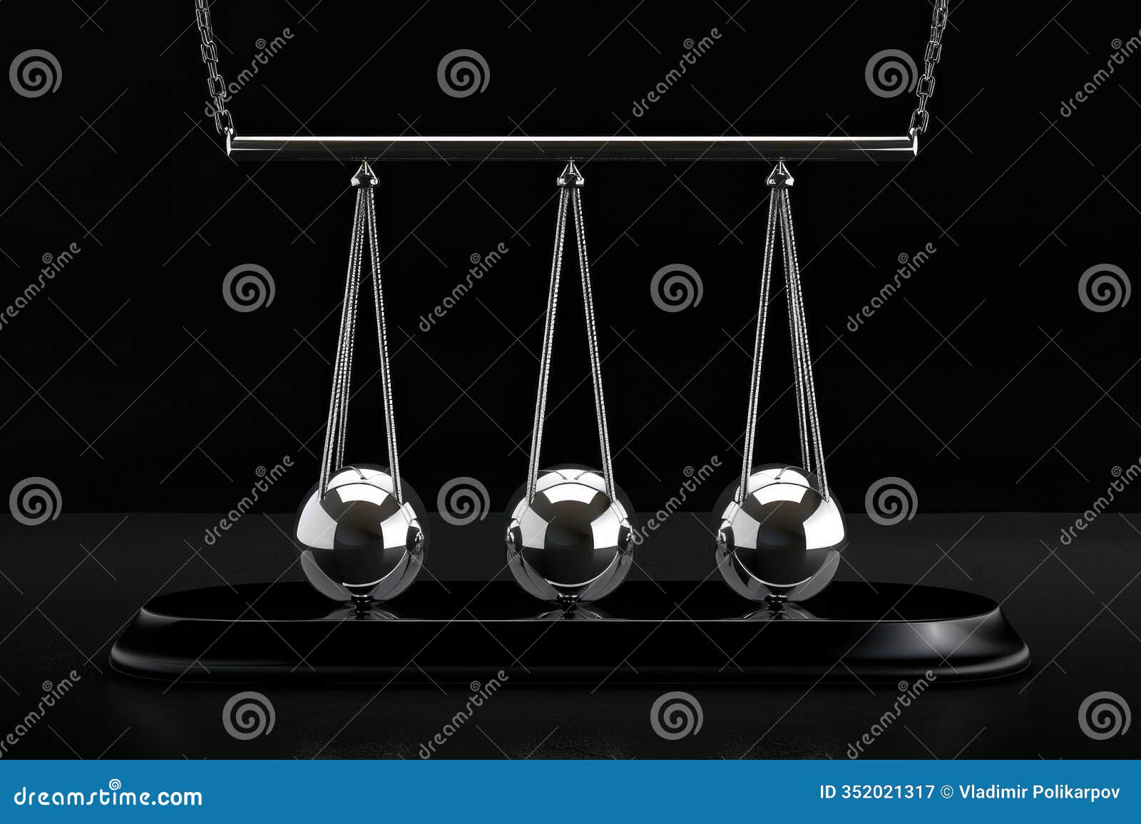 A Metal Pendulum Tied With A Rope And Passed Through A Pulley. Physics ...