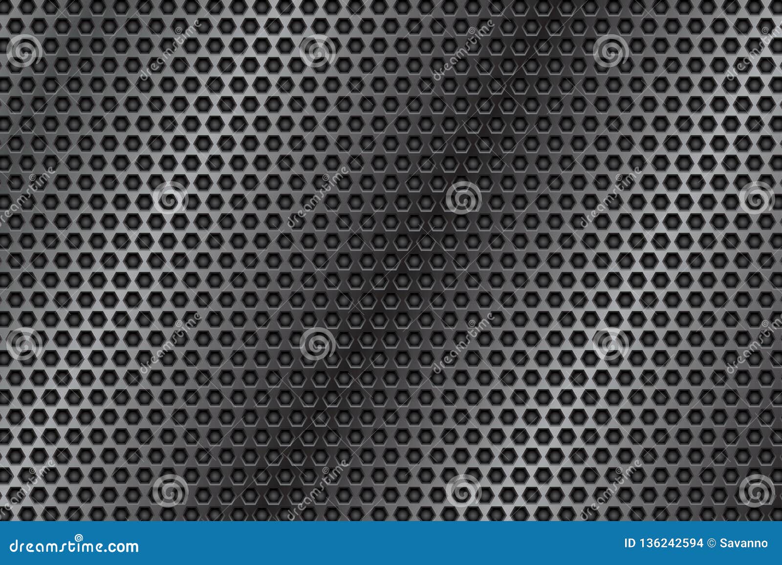 Metal Perforated 3d Texture Stock Vector - Illustration of metallic ...