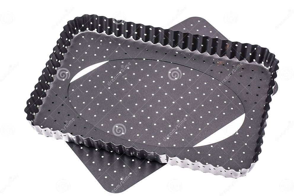 Metal Perforated Forms for Baking Stock Image - Image of perforated ...