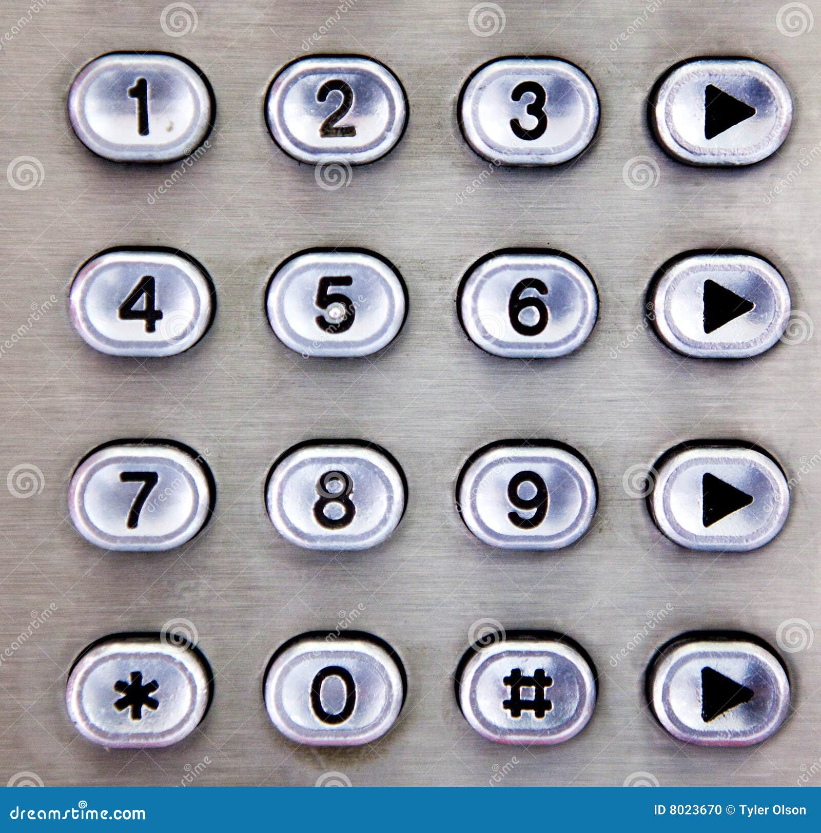Metal Phone Pad stock photo. Image of background, silver - 8023670