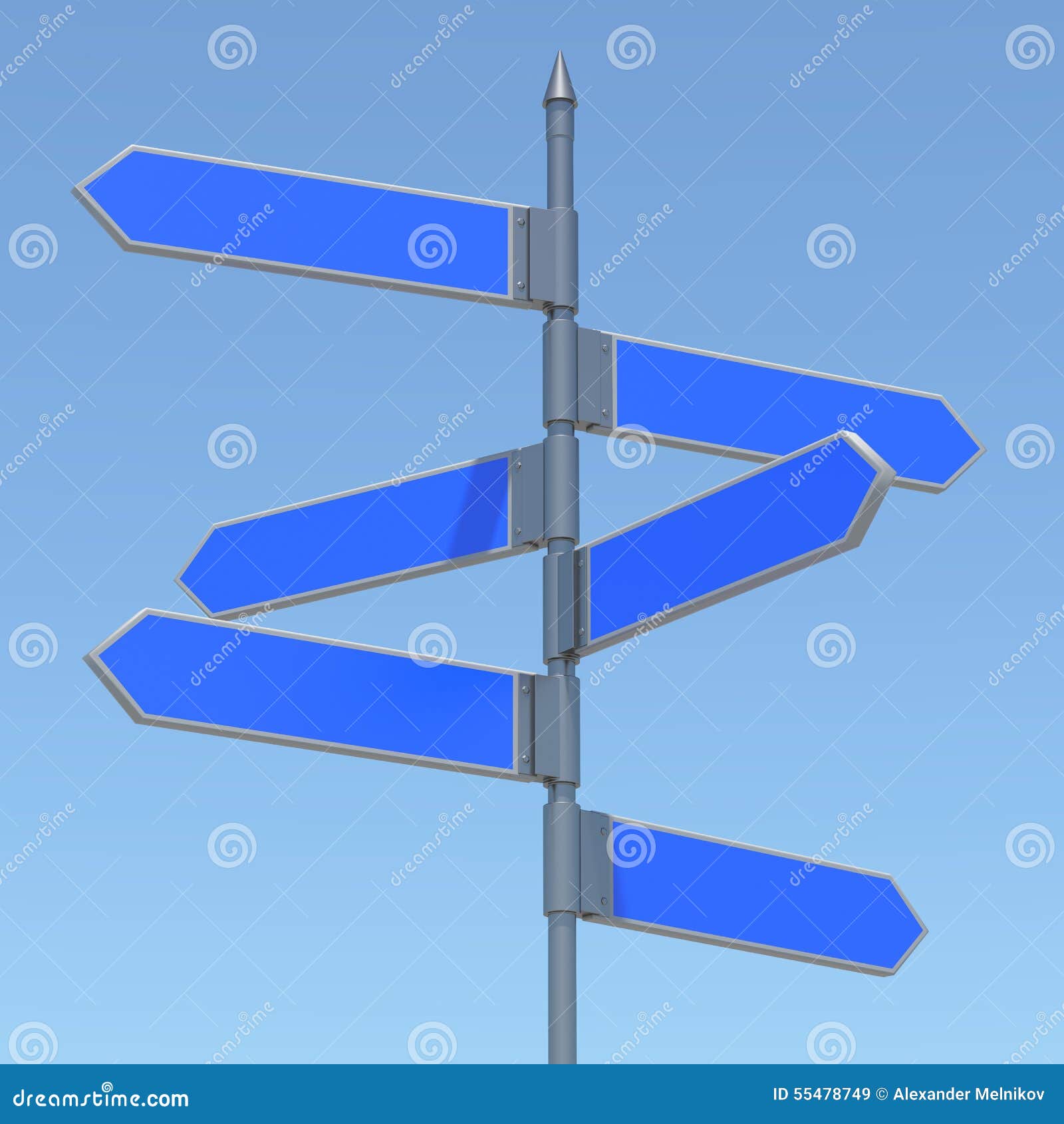 Directional Road Sign Clip Art