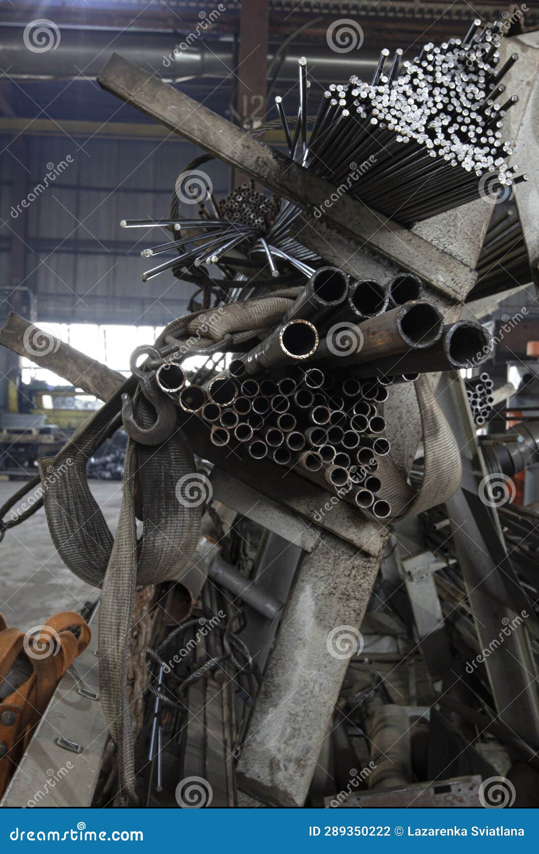 Pipe Billets, Industry, Pipe Production. Workshop At The Enterprise ...