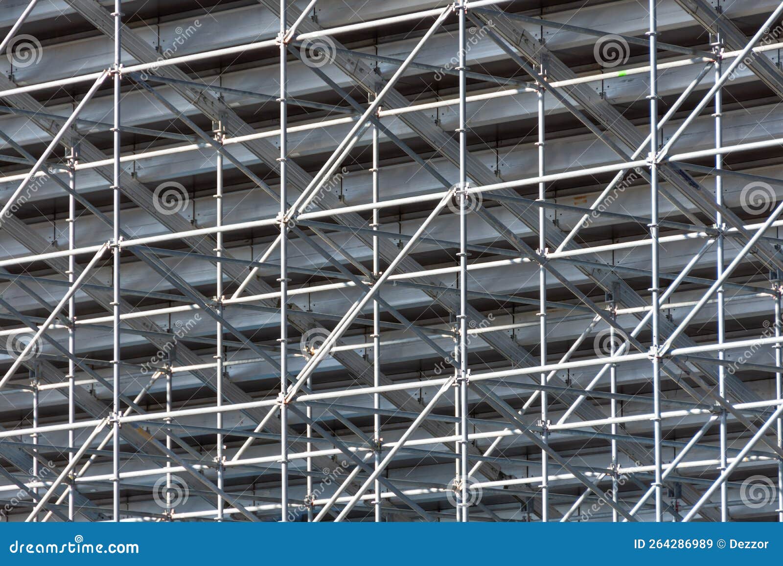 Metal Pipe Frame Structure. Industrial Construction from Tubes Raises ...
