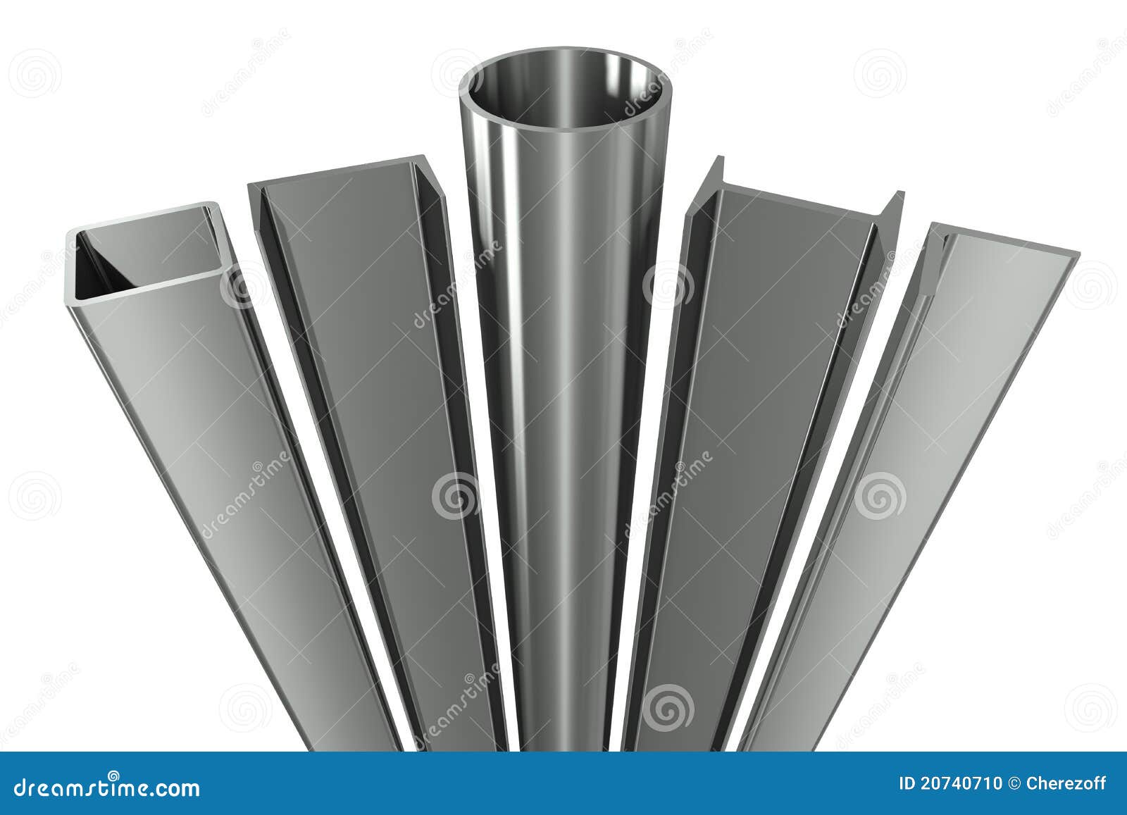 Metal Channels Or Steel Sections, Construction Reinforcing Materials ...