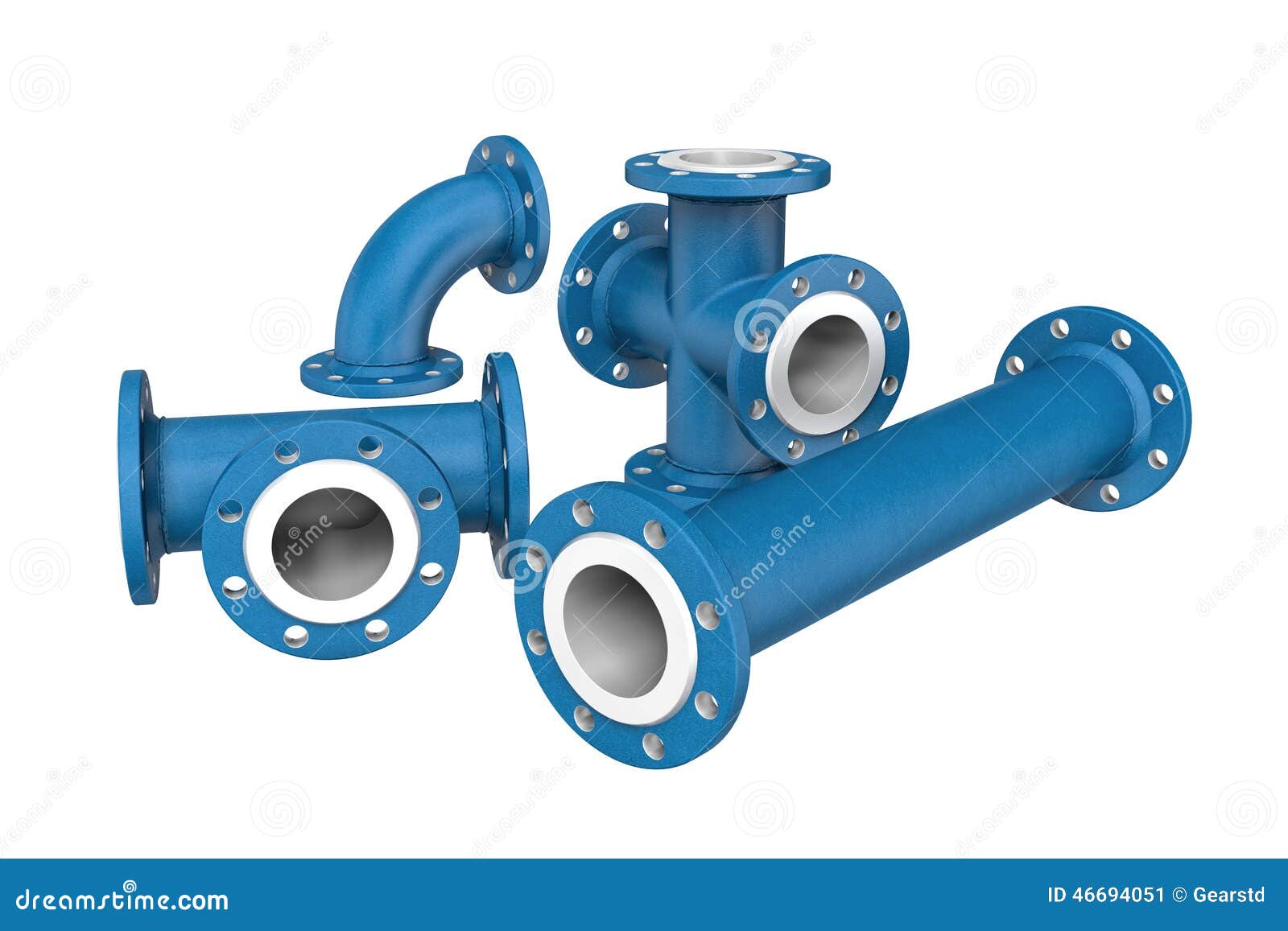 Metal Pipe Isolated on a White Background Stock Illustration ...