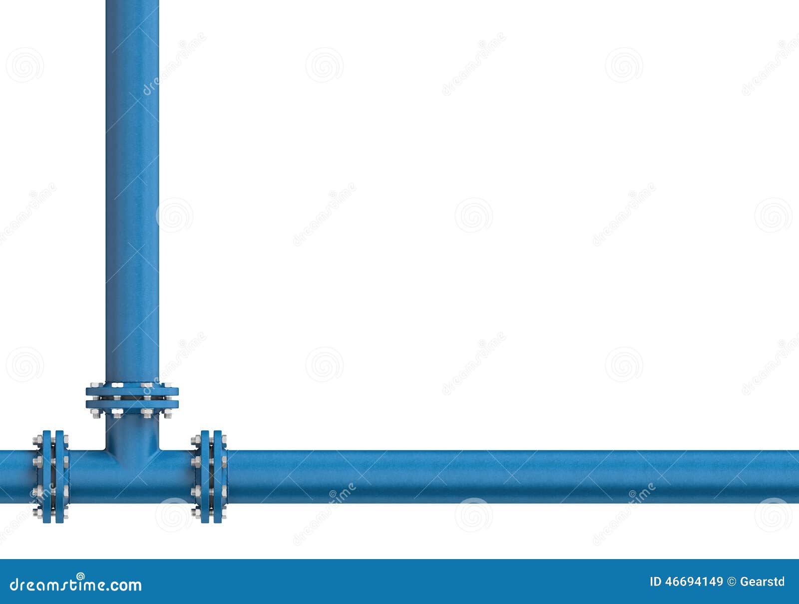Metal Pipe Isolated on a White Background Stock Illustration ...