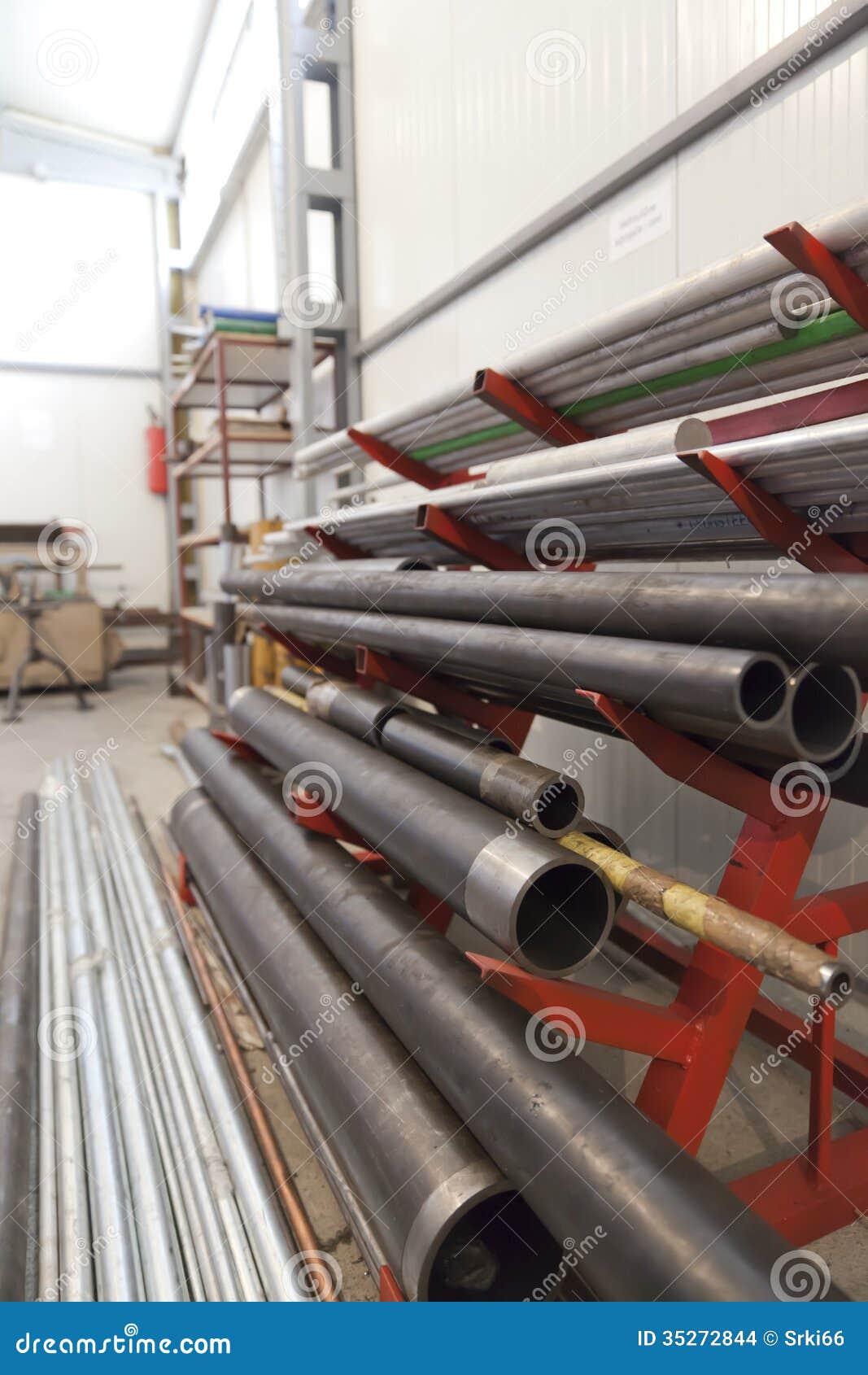 Metal pipe stack stock photo. Image of industrial, chrome - 35272844