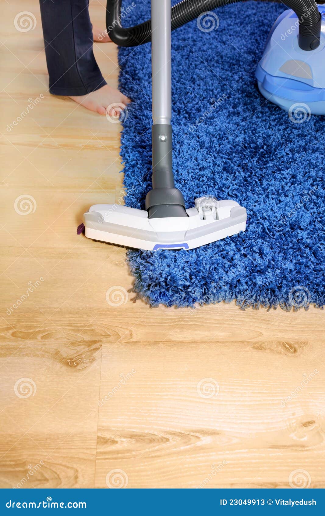 Metal Pipe of Vacuum Cleaner in Action. Stock Image - Image of domestic ...