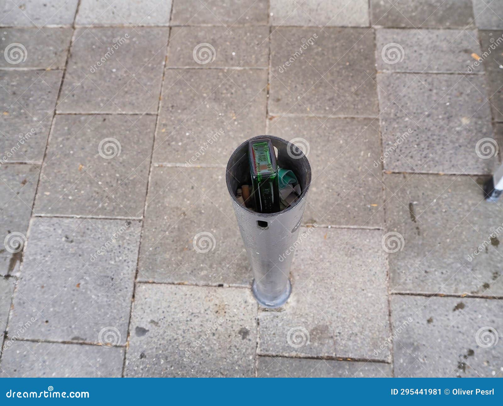 Metal Pipe with Waste Inside Stock Image - Image of manhole, sewer ...