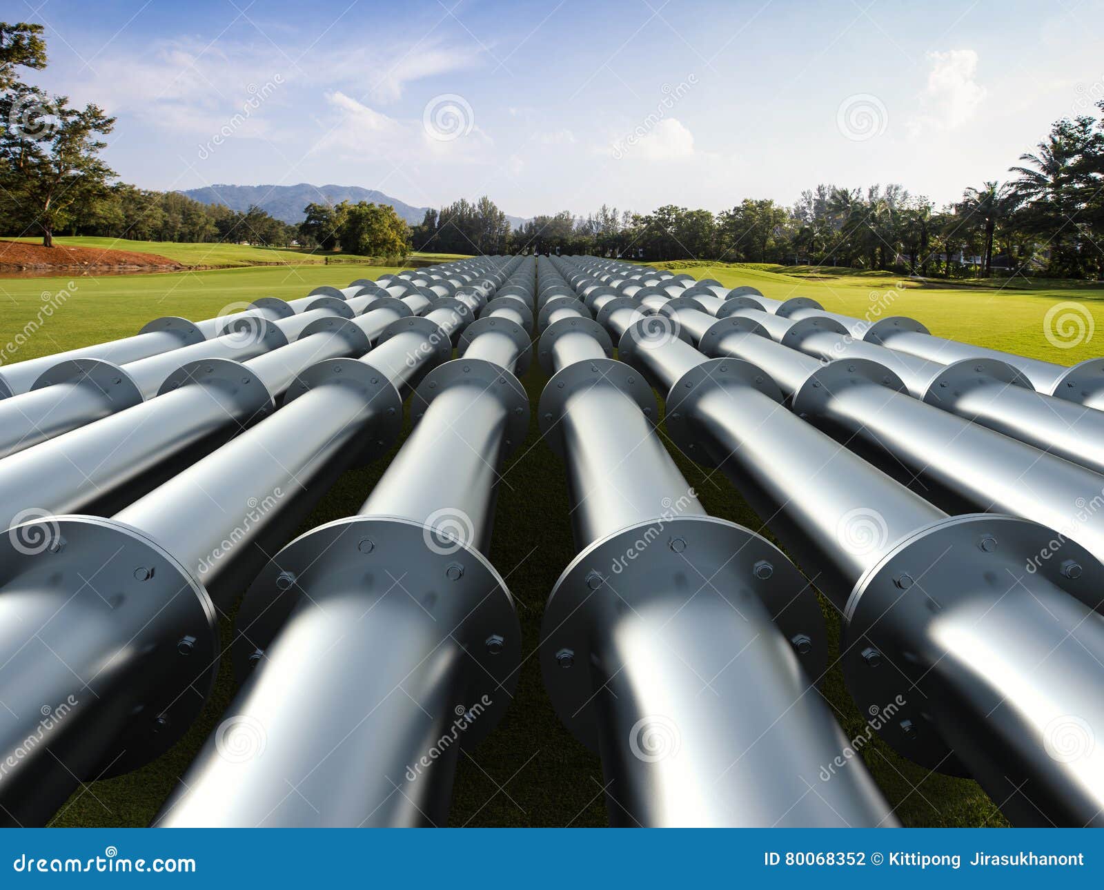 Metal Pipeline At Ceiling Royalty-Free Stock Image | CartoonDealer.com ...