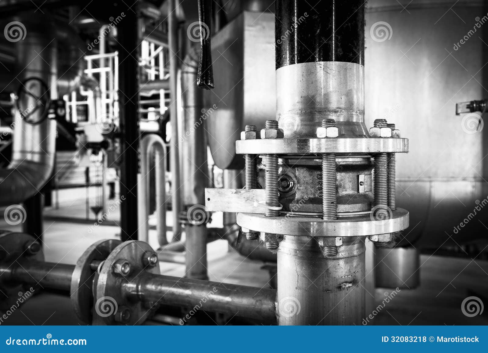 Metal pipeline stock photo. Image of power, tube, pipe - 32083218