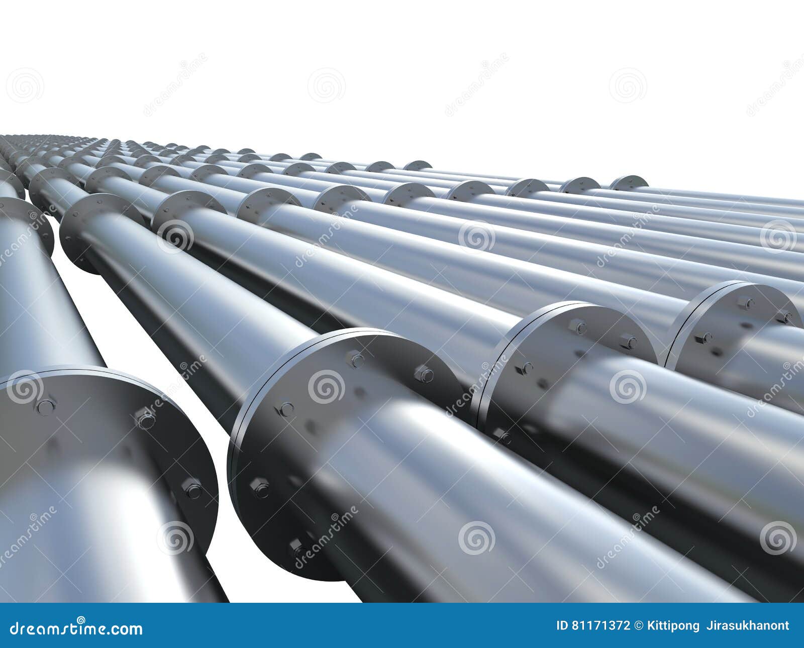 Metal pipeline stock illustration. Illustration of metal - 81171372